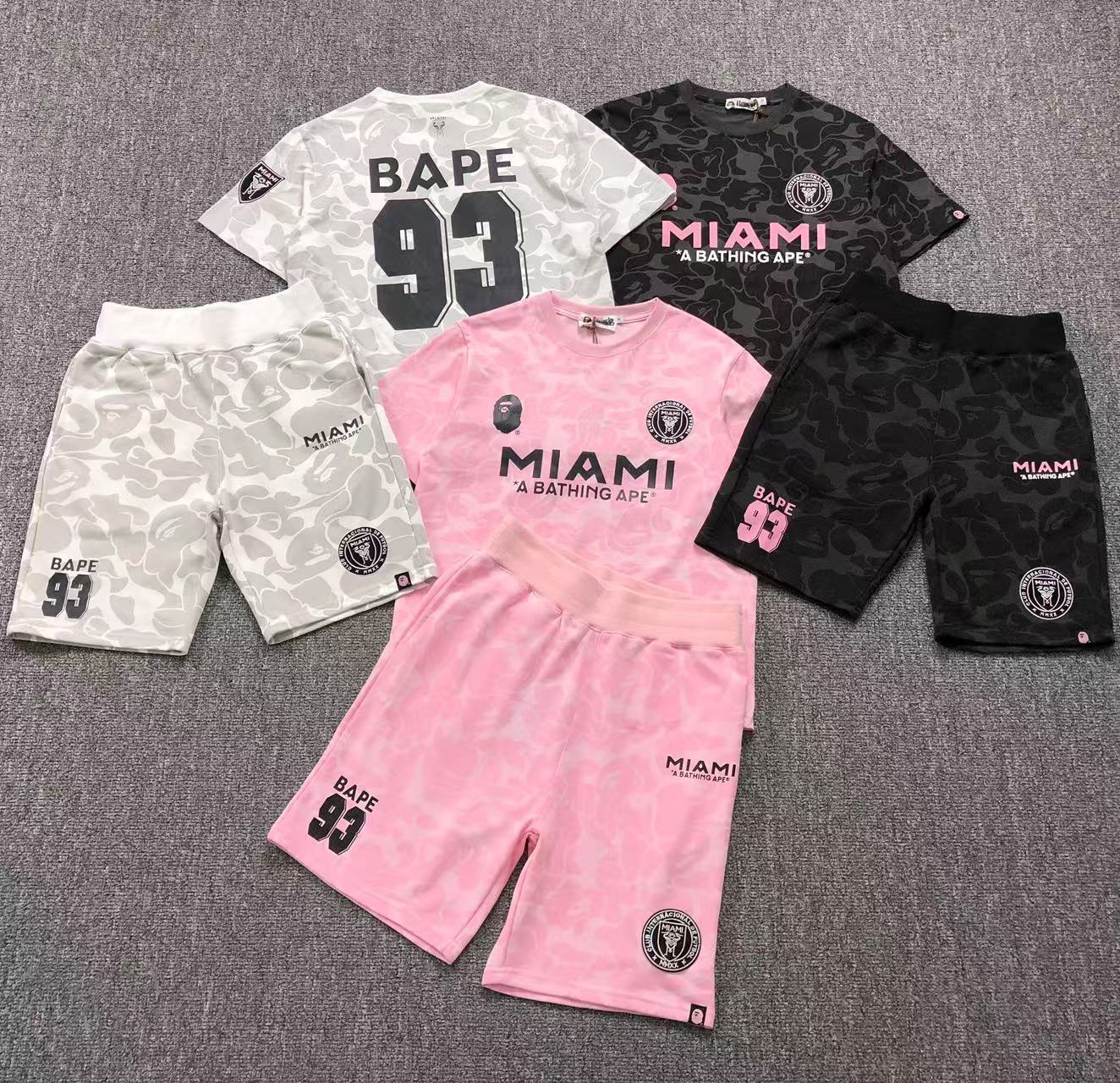 Bape x Inter Miami Short-set – Grails in the Hood